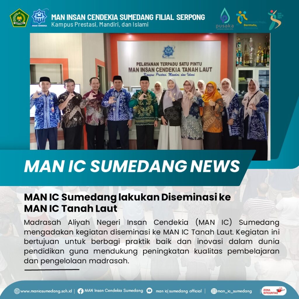 MAN IC Sumedang Laksanakan Diseminasi Program Madrasah Unggul ke MAN IC ...